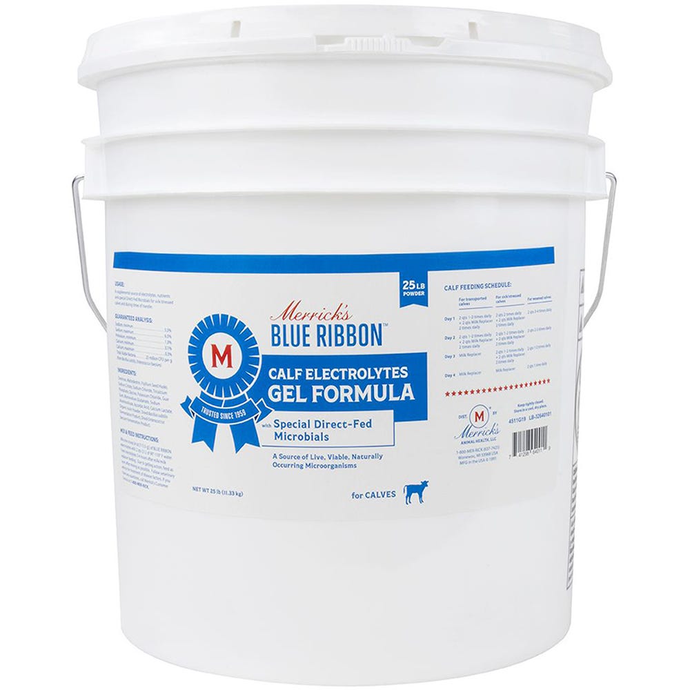 MERRICK'S BLUE RIBBON CALF ELECTROLYTES GEL 25 LB - www ...