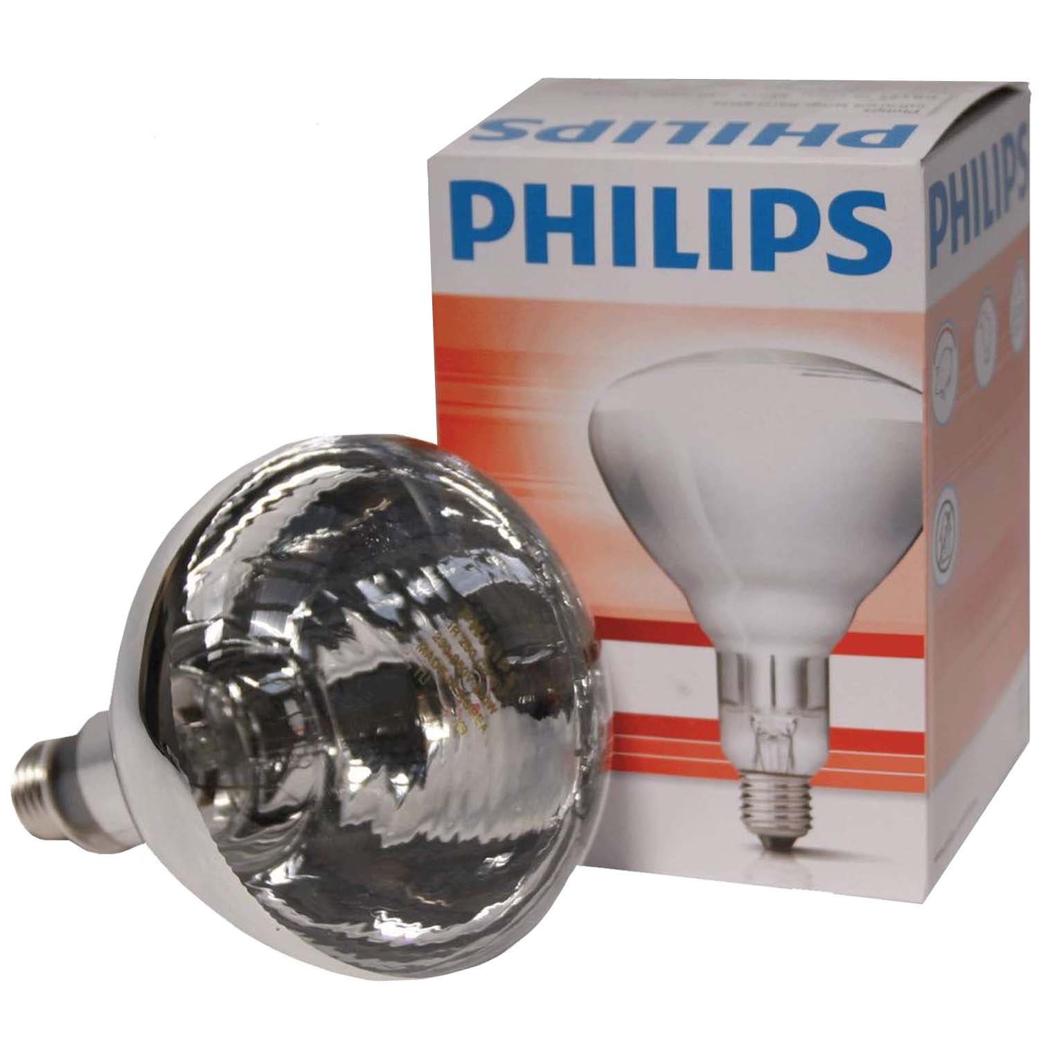 Philips Infra-Red Heatlamp Clear Bulb - 250 Watts - www ...