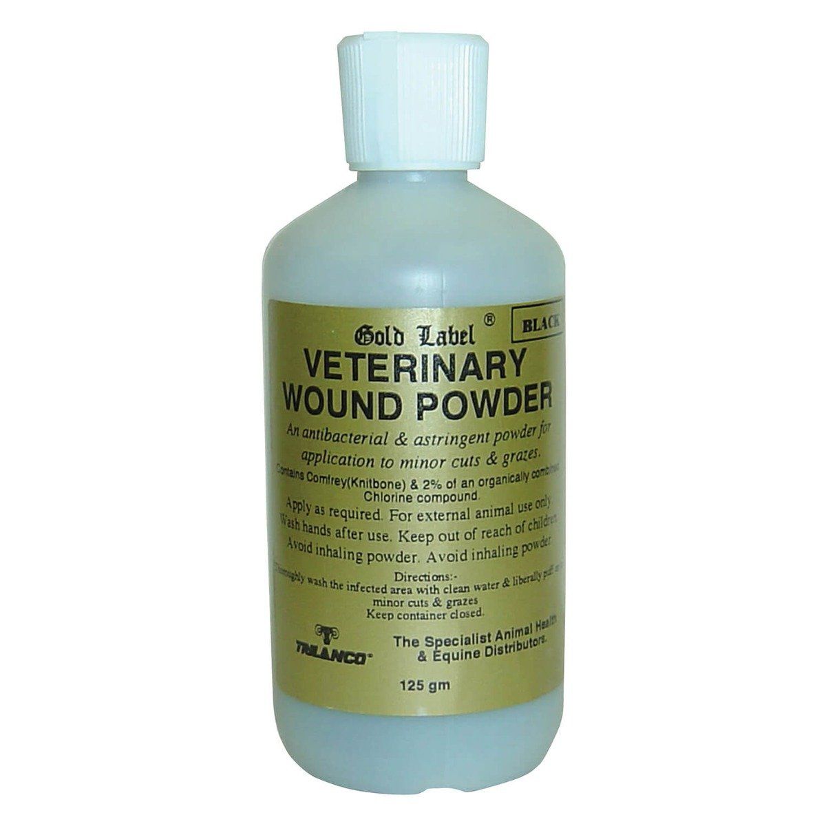 Gold Label Veterinary Wound Powder 125g - www.farmandranchexperts.com